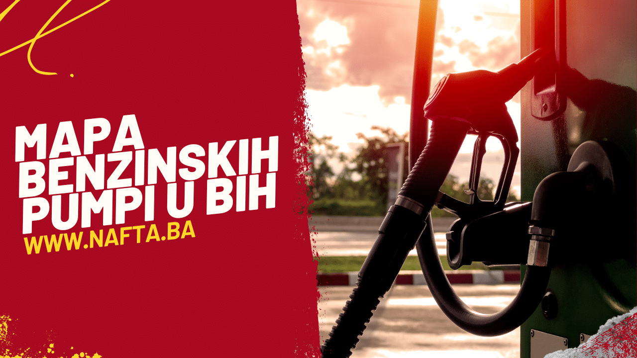Mapa benzinskih pumpi u BiH